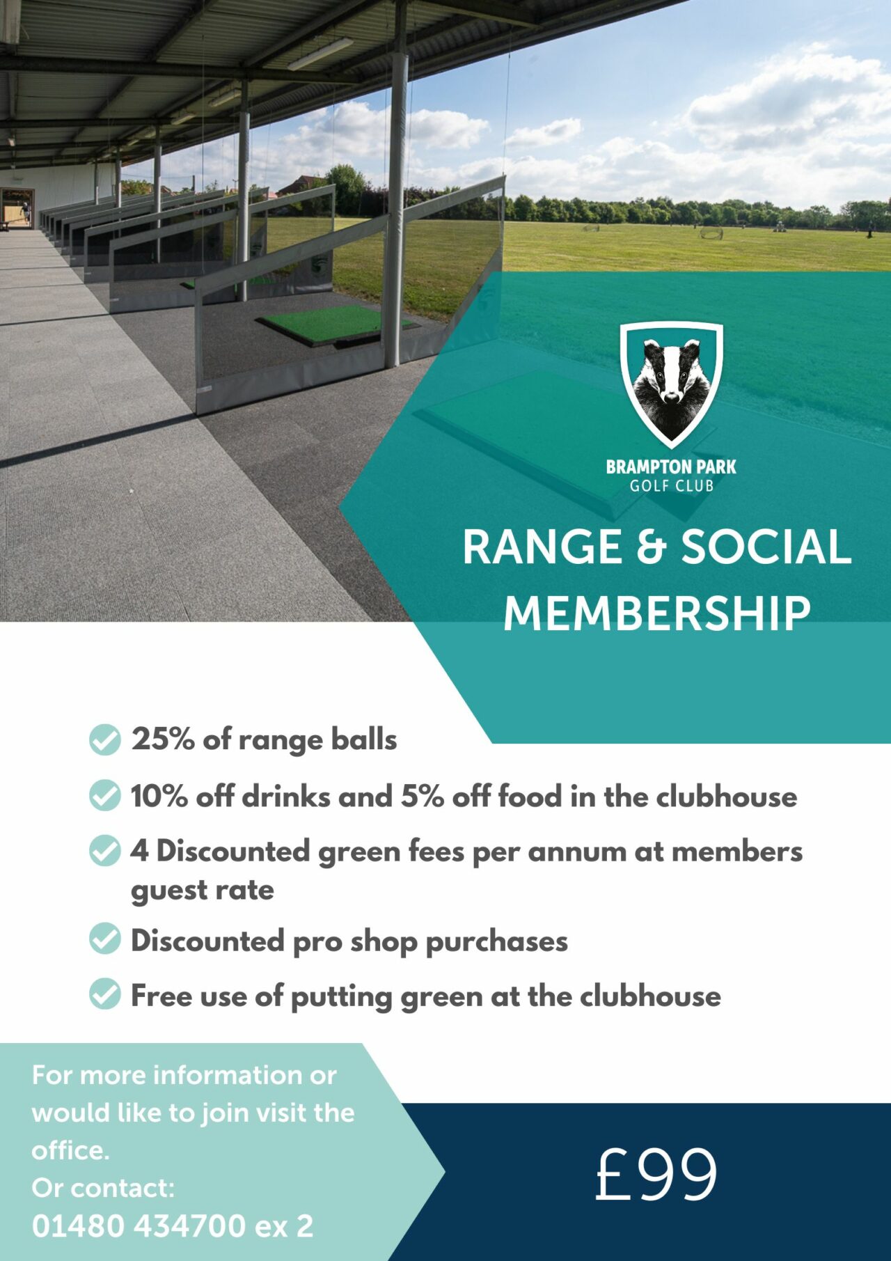 Brampton Golf Public Driving Range - Brampton Park Golf Club